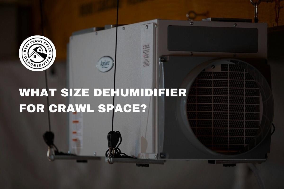What size dehumidifier for crawl space do you need?